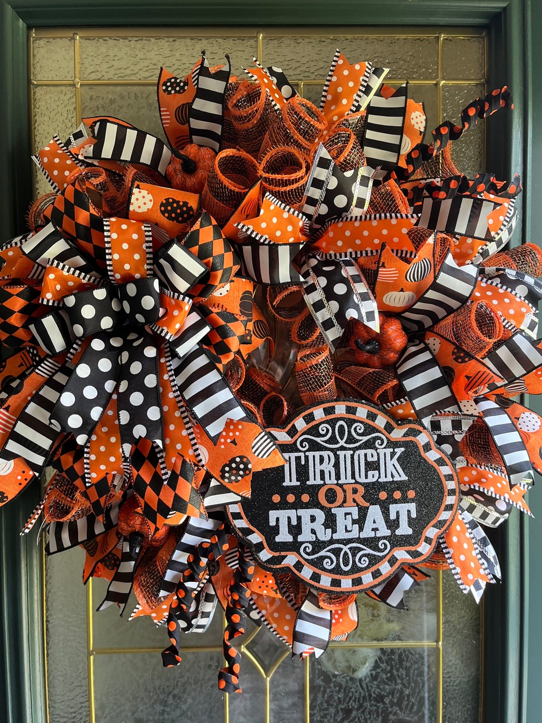 Halloween Wreath/fall Wreath/everyday Door Wreath/ Free Shipping - Etsy