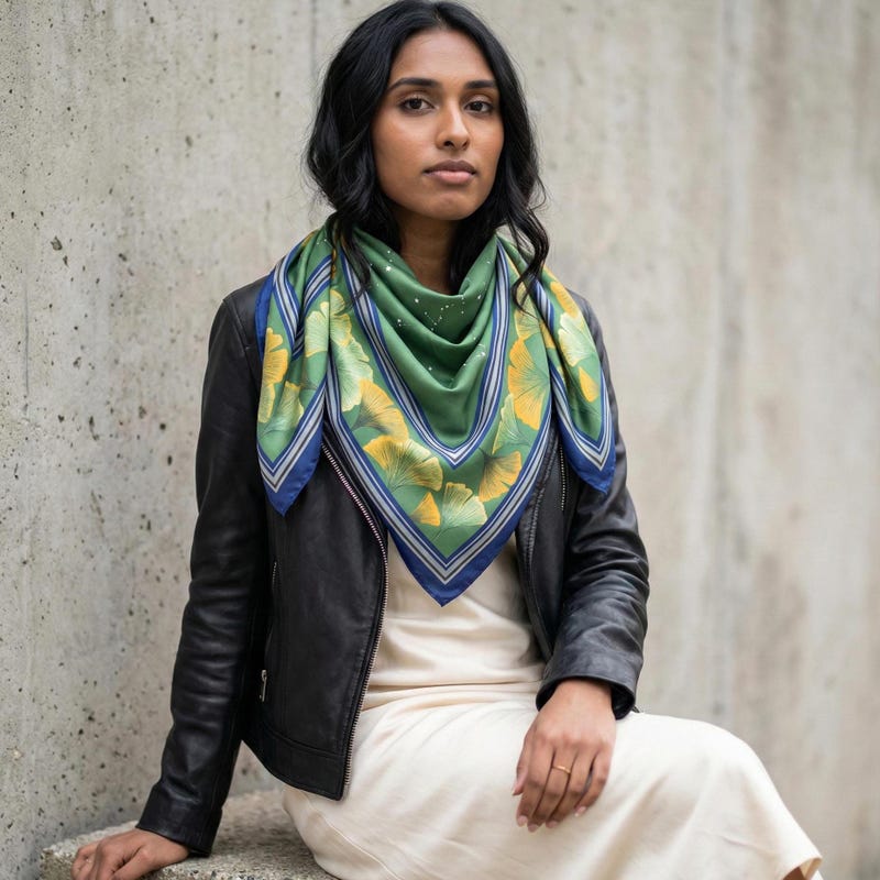 Ginkgo Scarf - Etsy