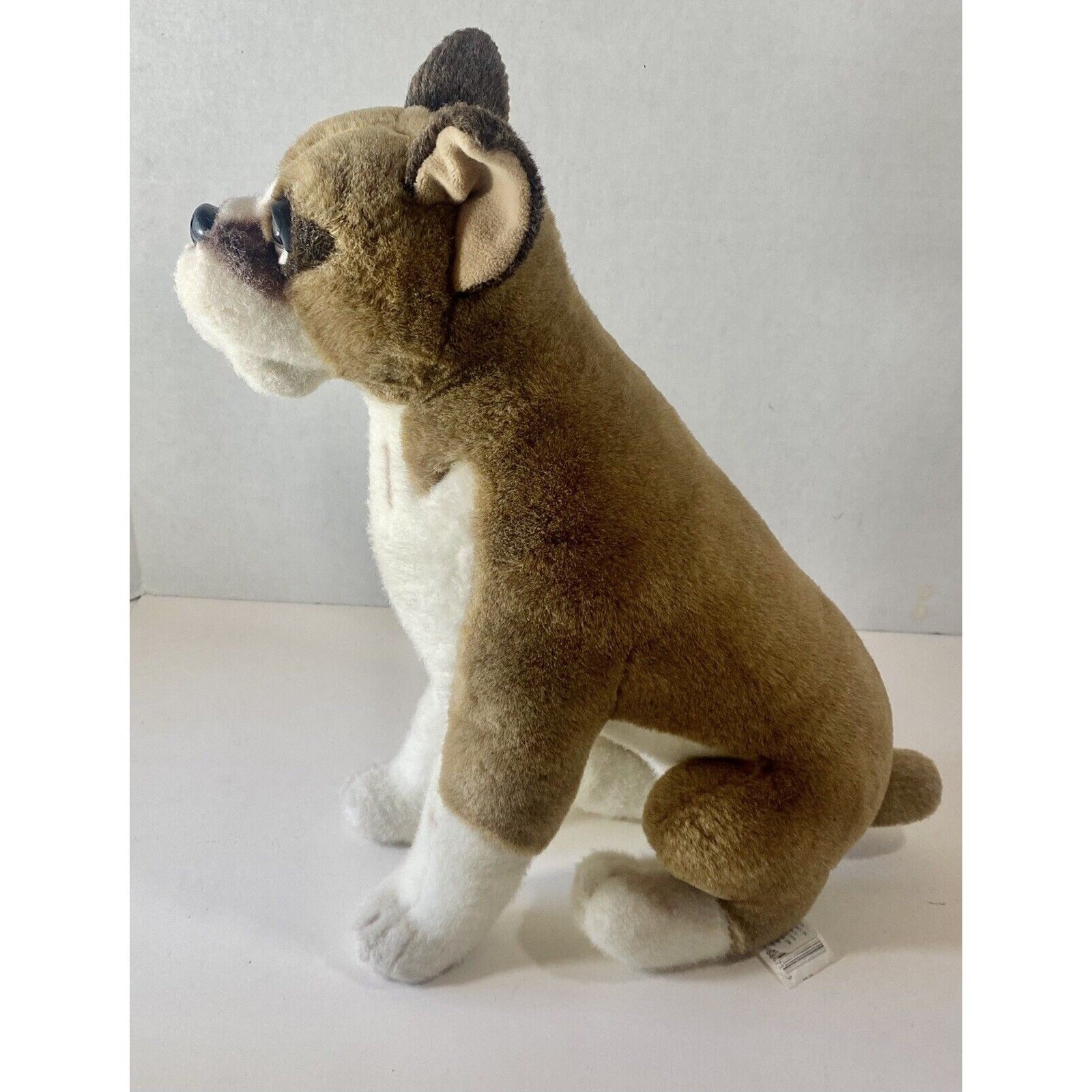 Boxer Dog Plush Large Stuffed Animal Lifelike Sitting 16 Inch - Etsy