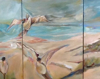 Beach Triptych - Etsy