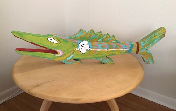 Fish 35x9x1.5 Recycled Wood - Etsy