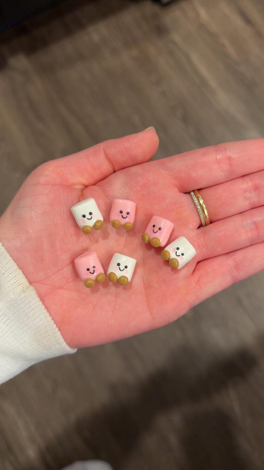 Jellycat Style Marshmallow Clay Magnets, Refrigerator Magnet ...