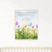 Christian Nursery Wall Art – Consider the Wildflowers Bible Verse Print ...