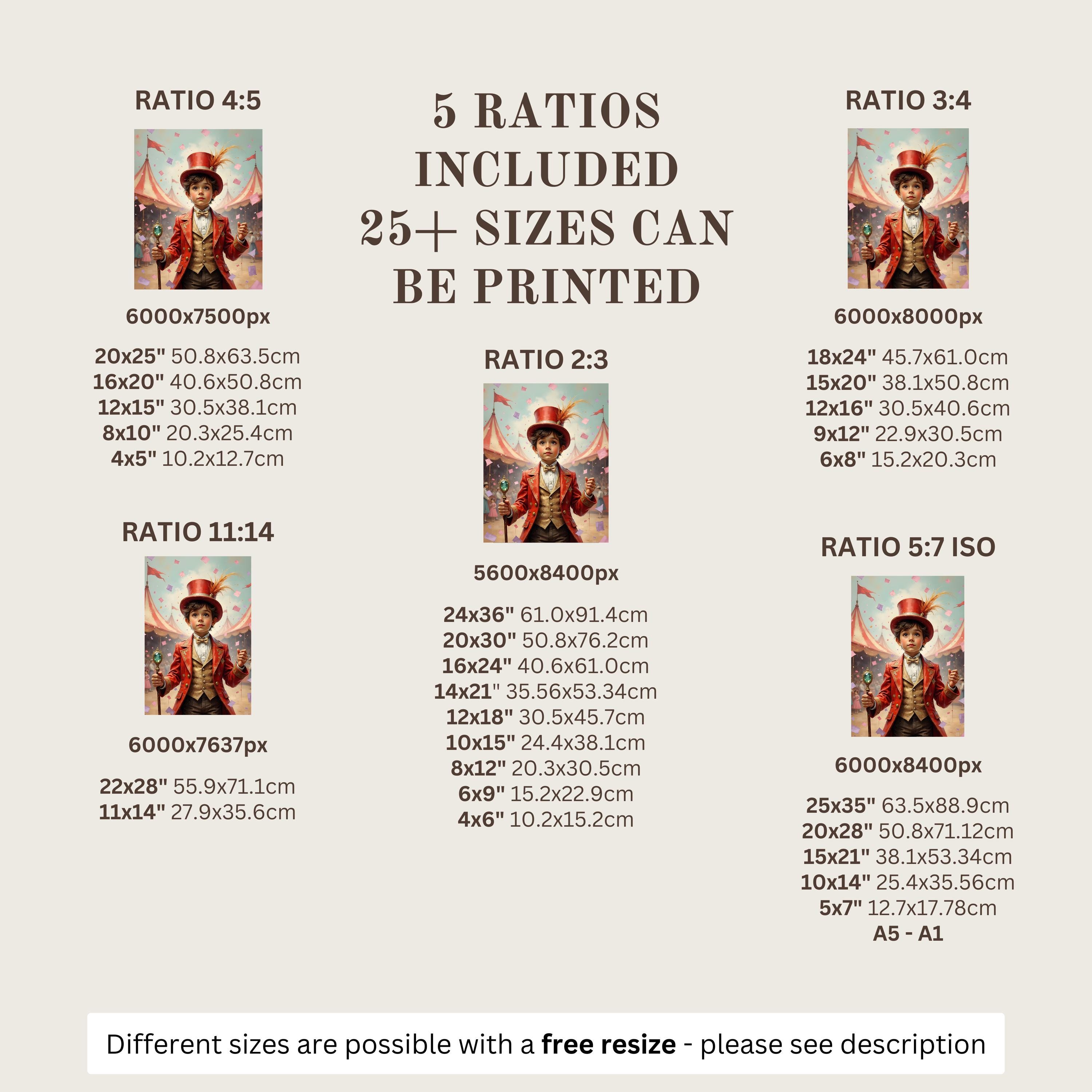 Vintage Circus Ringmaster Portrait - Detailed Digital Art Print ...