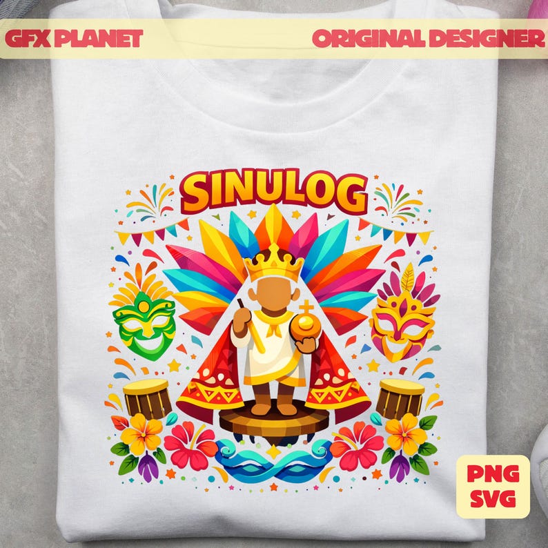 Philippine Sinulog 2026 Celebration PNG SVG, Sinulog-santo Niño ...