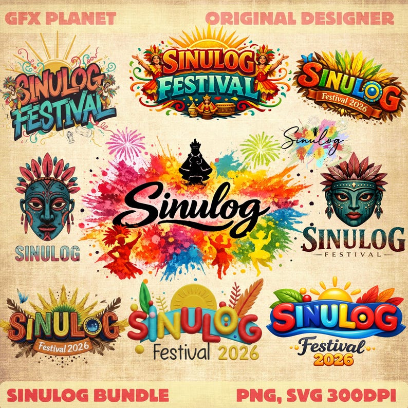 Philippine Sinulog 2026 Celebration PNG SVG, Sinulog-santo Niño ...