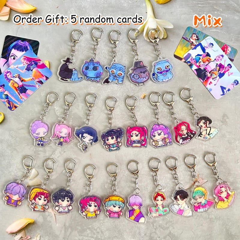 Jinu Kpop Demon Hunters Keychain - Etsy Canada
