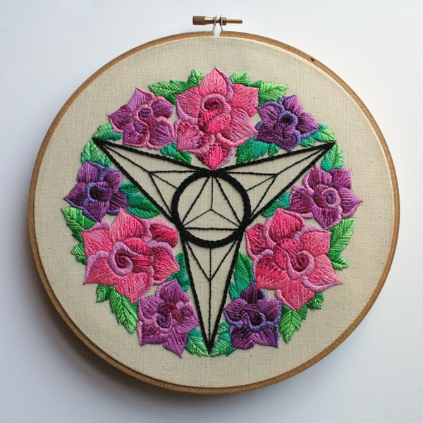 Geometric Embroidery - Etsy UK