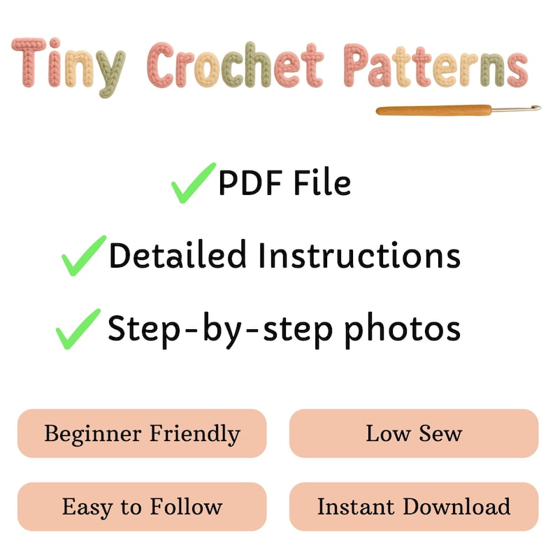 Set of 3 Bumblebee Crochet Amigurumi Pattern, Low Sew Plush Toy ...