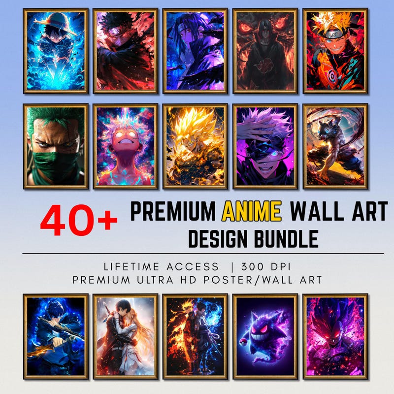 Anime Art for Sublimation - Etsy