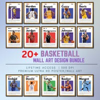 Basketball Goal Setting & Habit Tracker Pack - Digital Download - Red ...