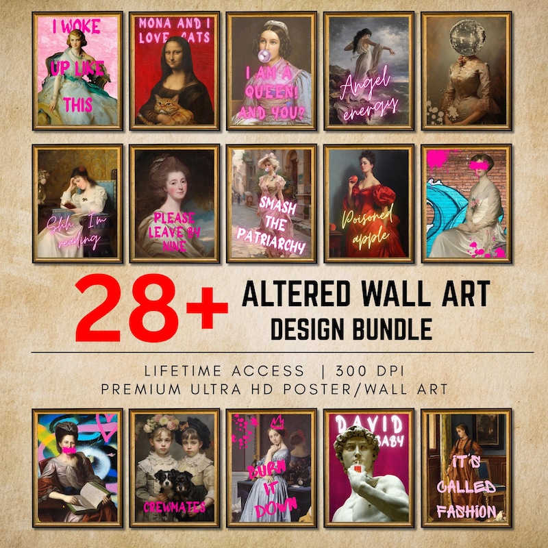 Renaissance Art With Neon - Etsy