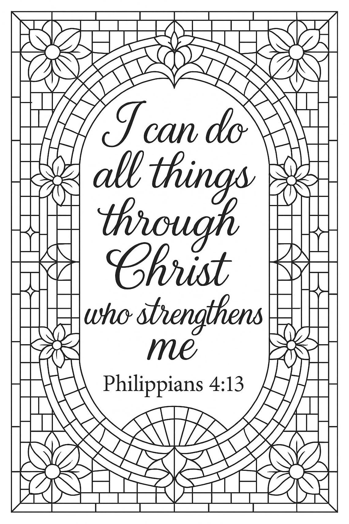 Christian Adult Coloring Pages Bundle: 5 Printable Bible Verse Designs ...
