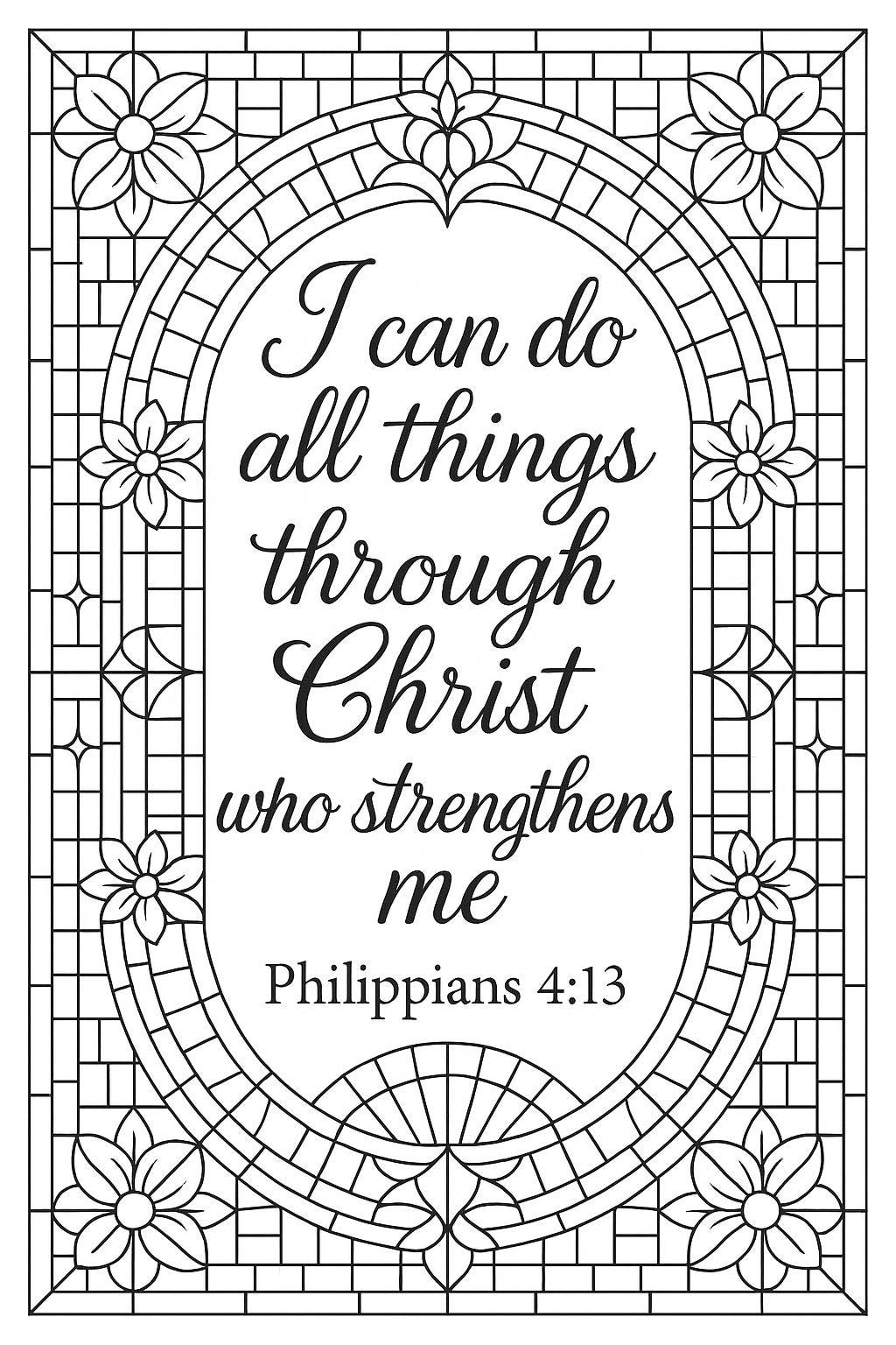 Christian Adult Coloring Pages Bundle: 5 Printable Bible Verse Designs ...