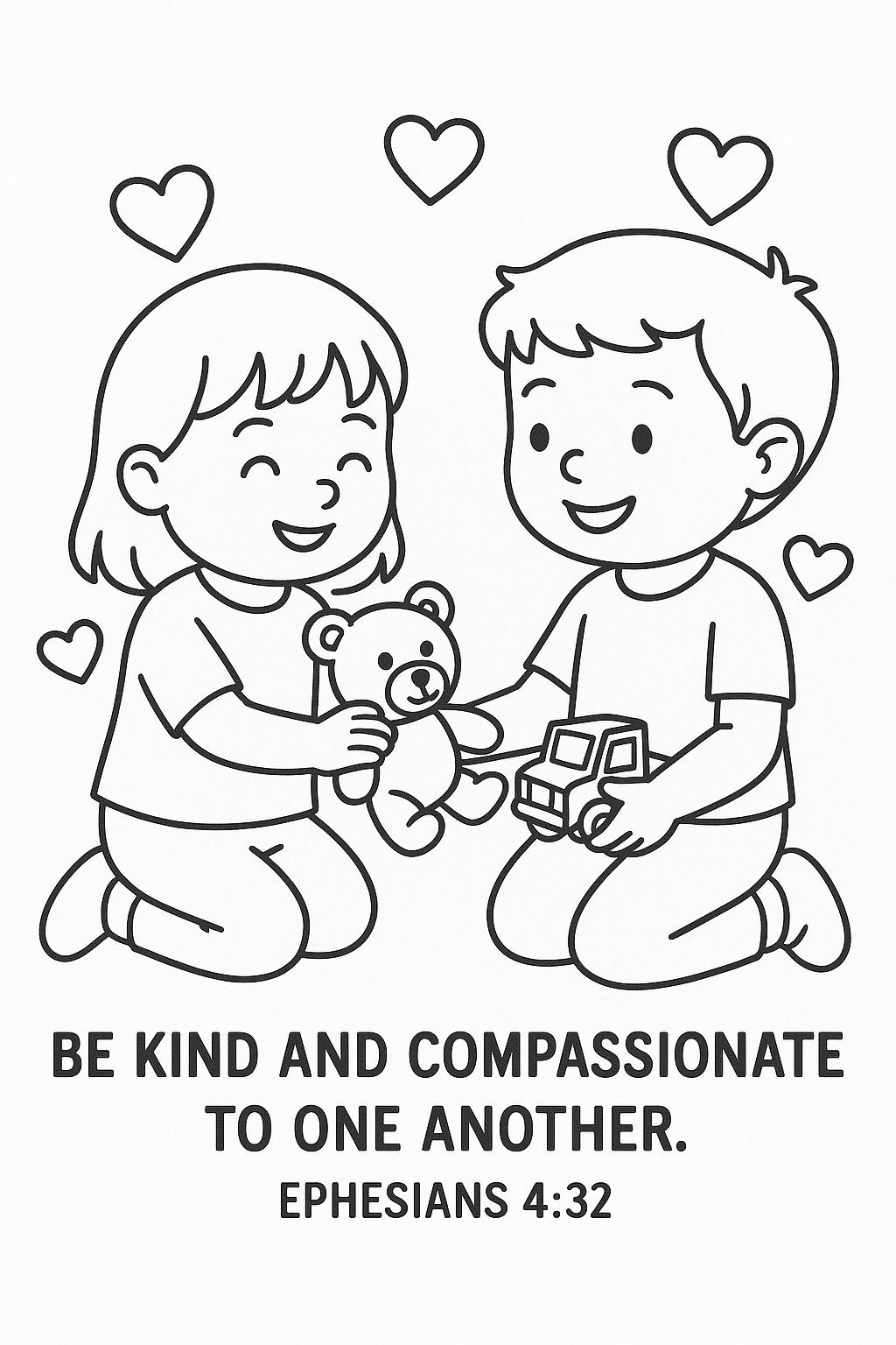 Christian Coloring Pages Bundle: Printable Kids Activity (8.5x11) - Etsy