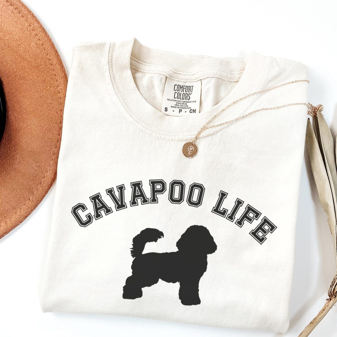 Comfort Colors Cavapoo T-shirt, Cavapoo Life Tshirt, Cavapoo Lover Tee ...