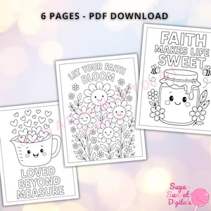 Faith Based Coloring Pages for Kids Christian Colouring Printables ...