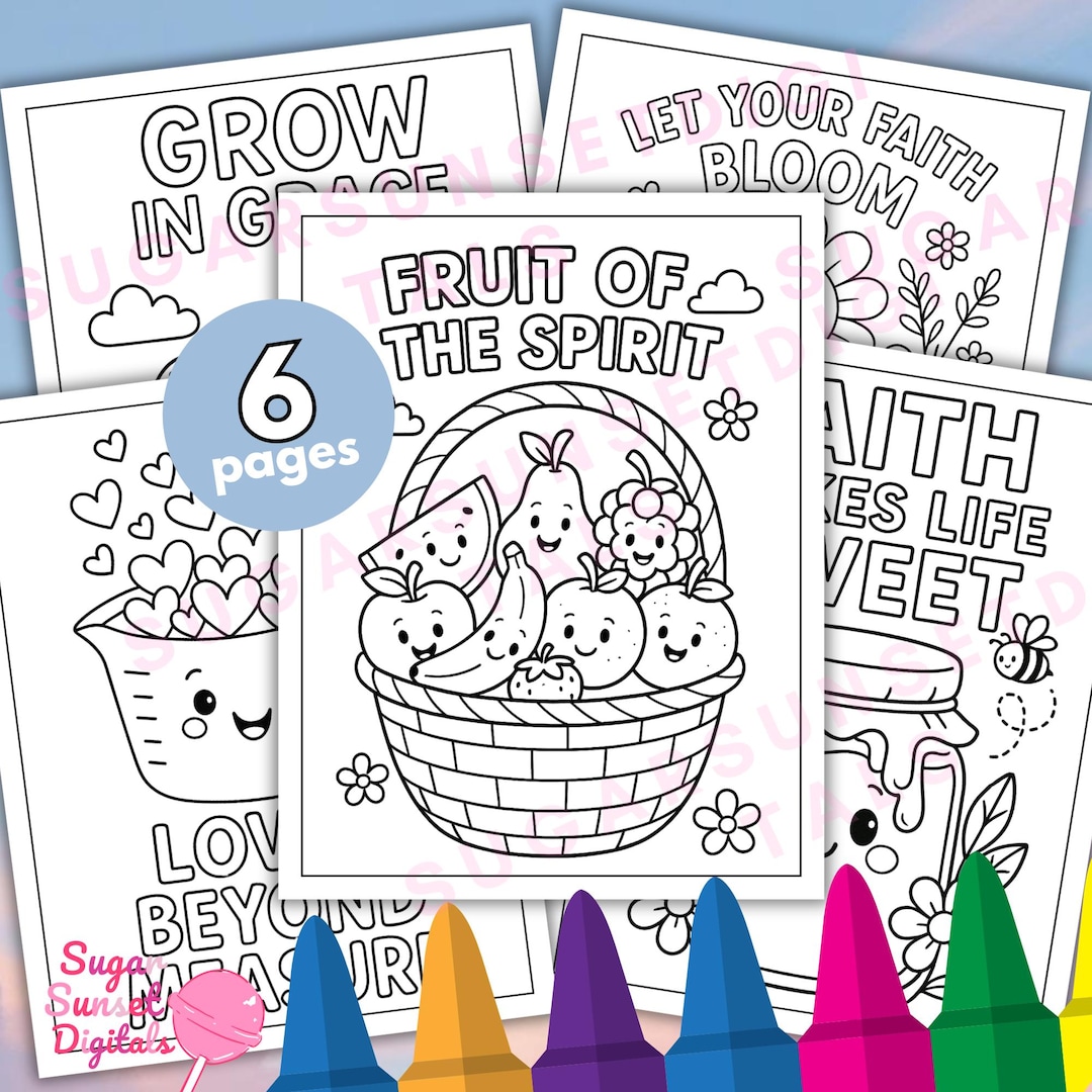 Faith Based Coloring Pages for Kids Christian Colouring Printables ...