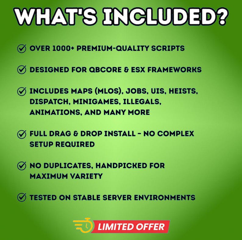 Fivem Premium Pack – 1000+ RP Scripts + 500 Optimized Mlos | Cars ...