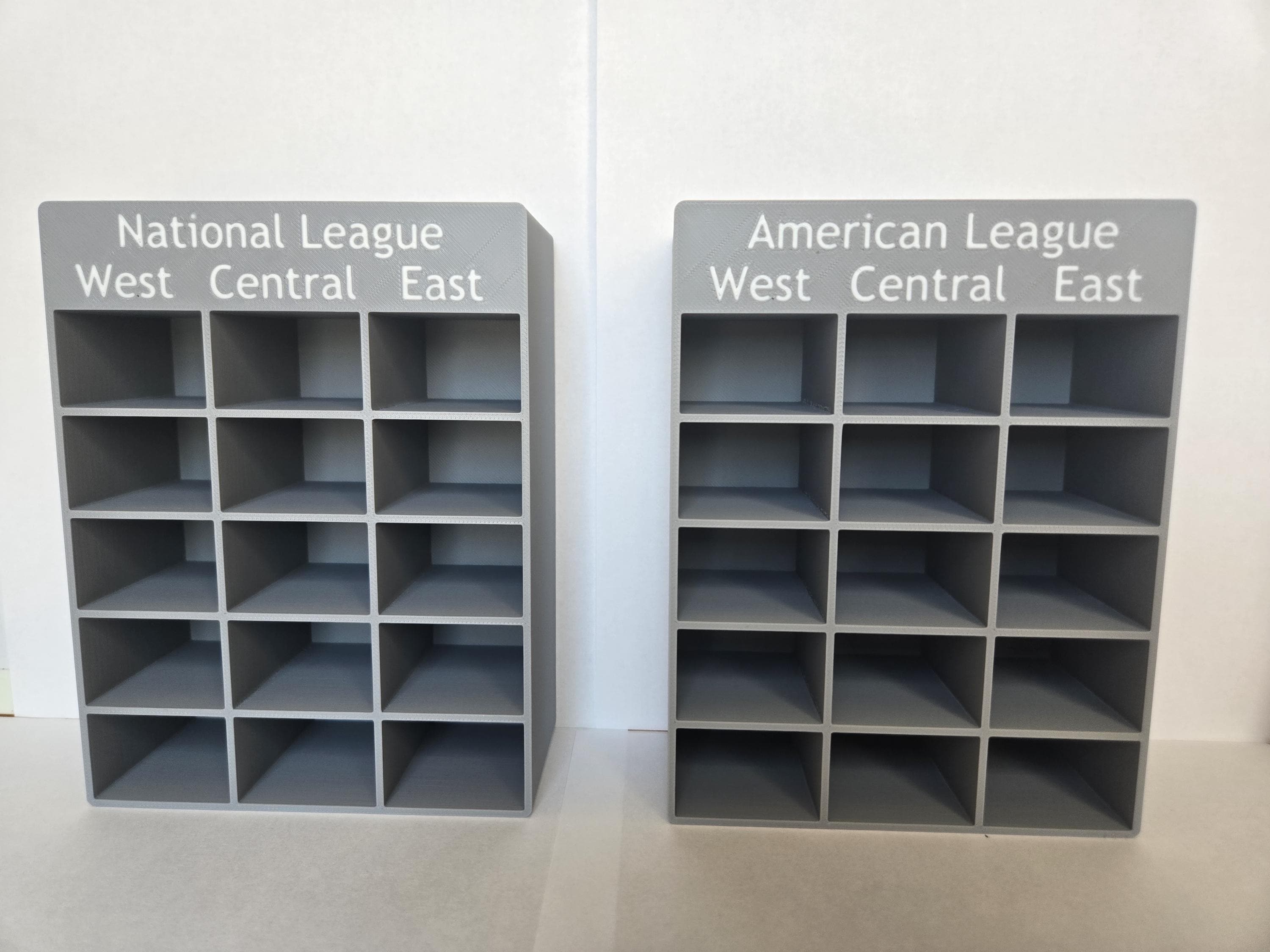 3D Printed MLB Standings Board Shelf – Fits Rawlings Mini Baseball ...