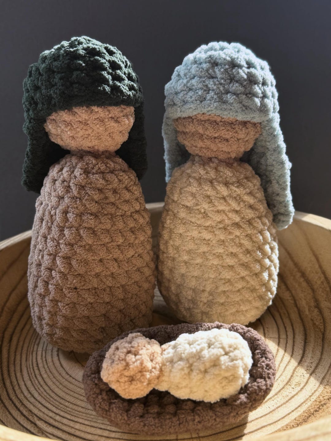 Crochet Modern Manger Set - Etsy