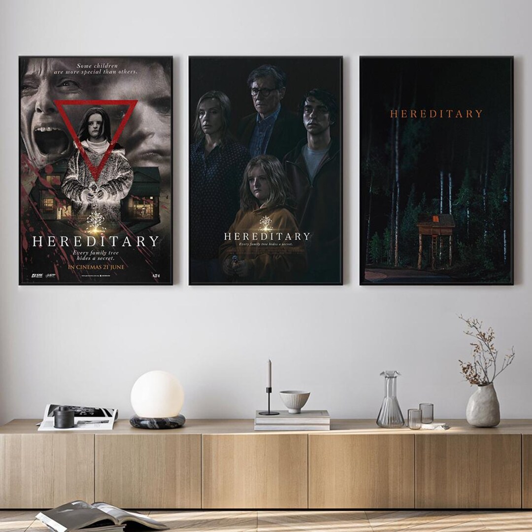 Hereditary Movie Poster, Wall Art Prints, Art Poster, Canvas Material ...