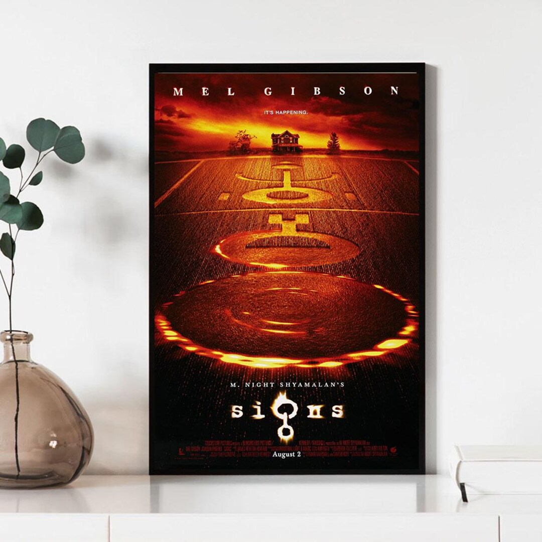 Signs Movie Poster, Wall Art Prints, Canvas Material Gift, Keepsake ...