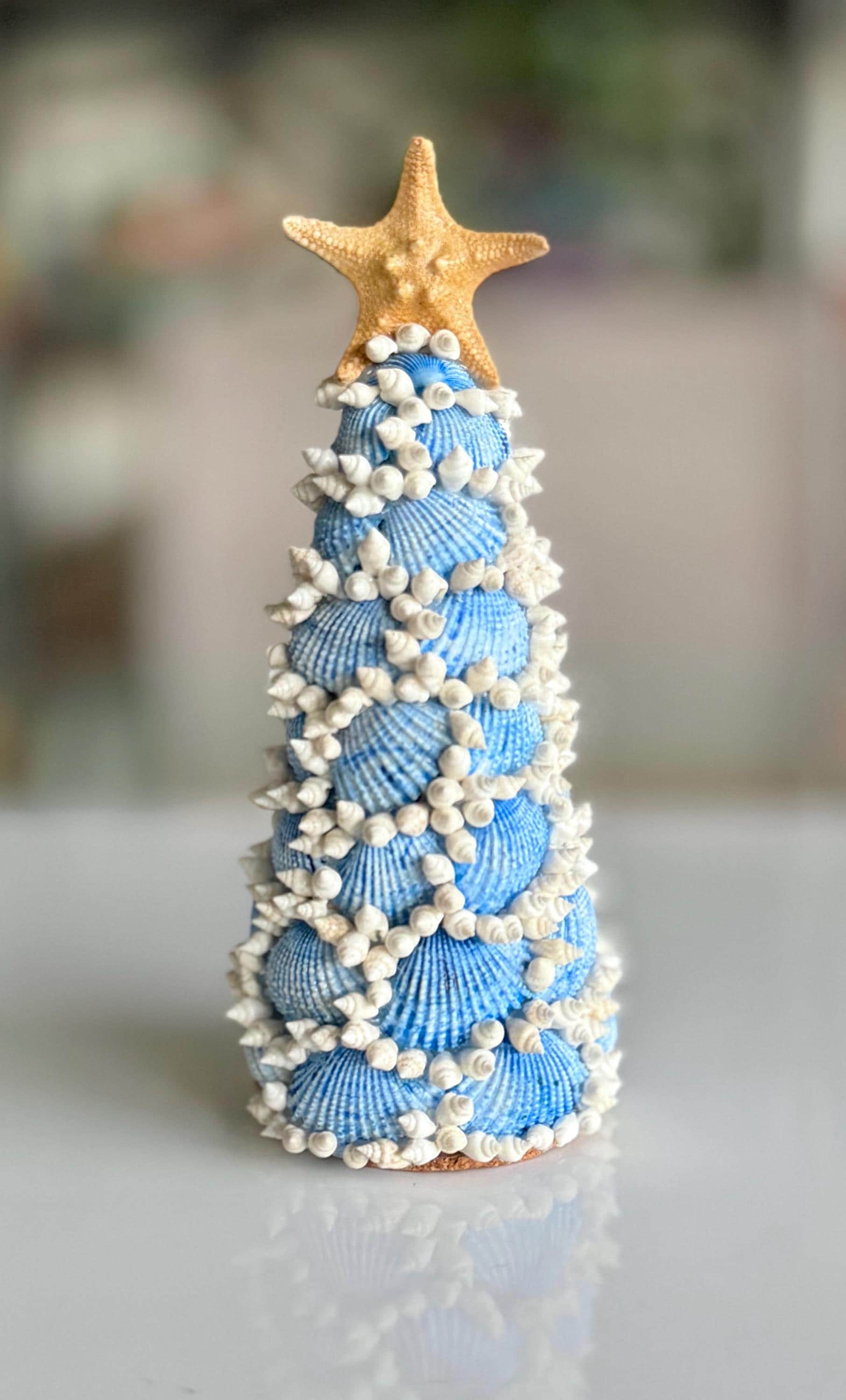 Light Blue Shell Mini Christmas Tree - Etsy