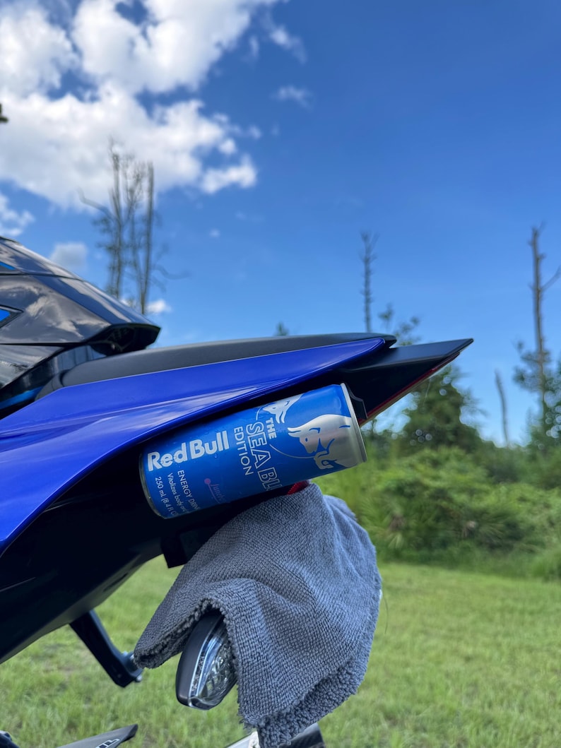 Custom Quick Kan for 8.4oz Energy Drinks on Motorcycle - Etsy