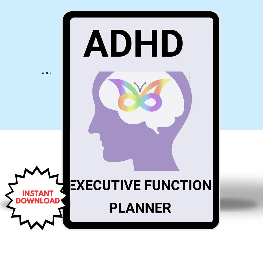 ADHD Executive Function Planner Printable | Focus Organization and ...