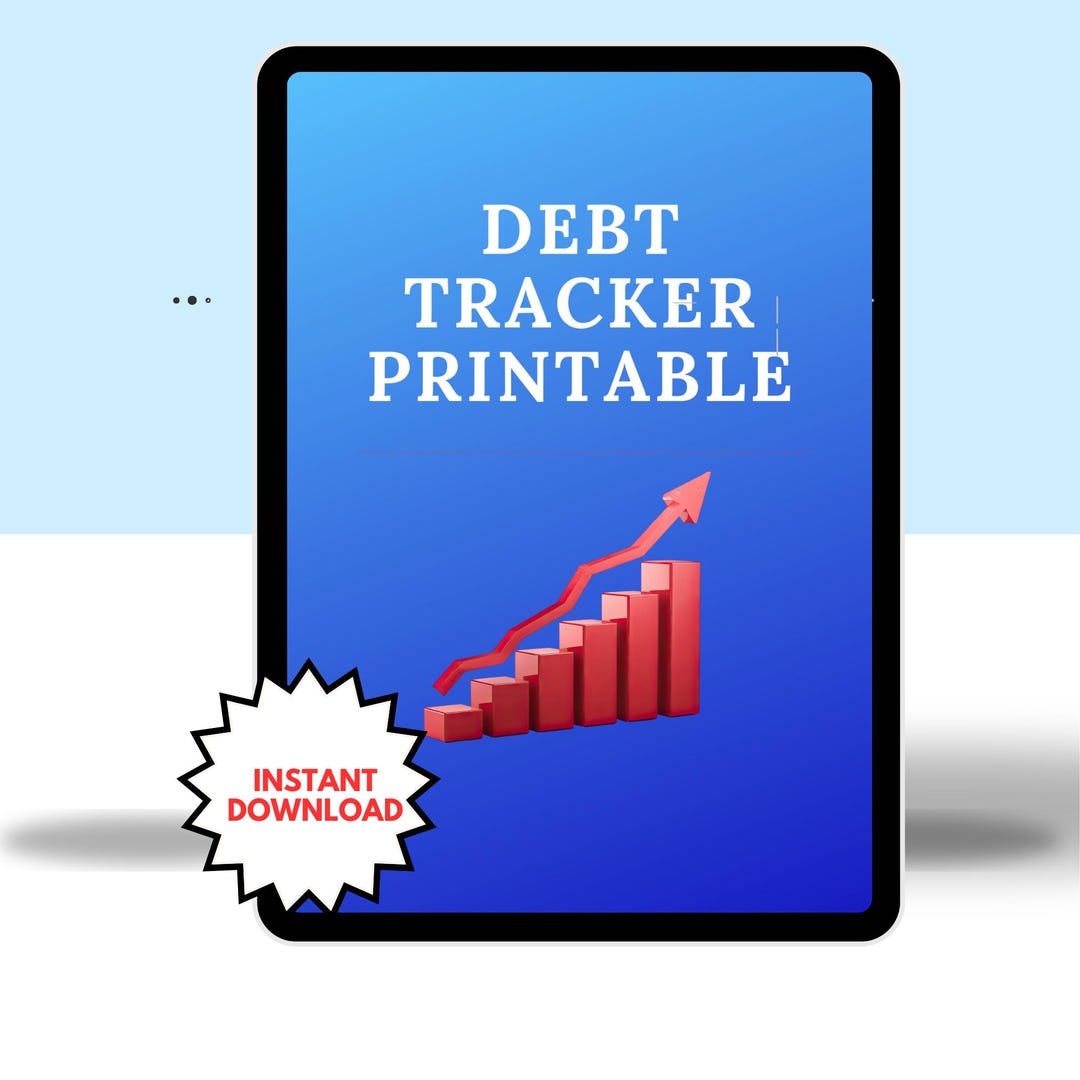 Debt Tracker Printable PDF | Debt Organizer for Multiple Debts | Payoff ...