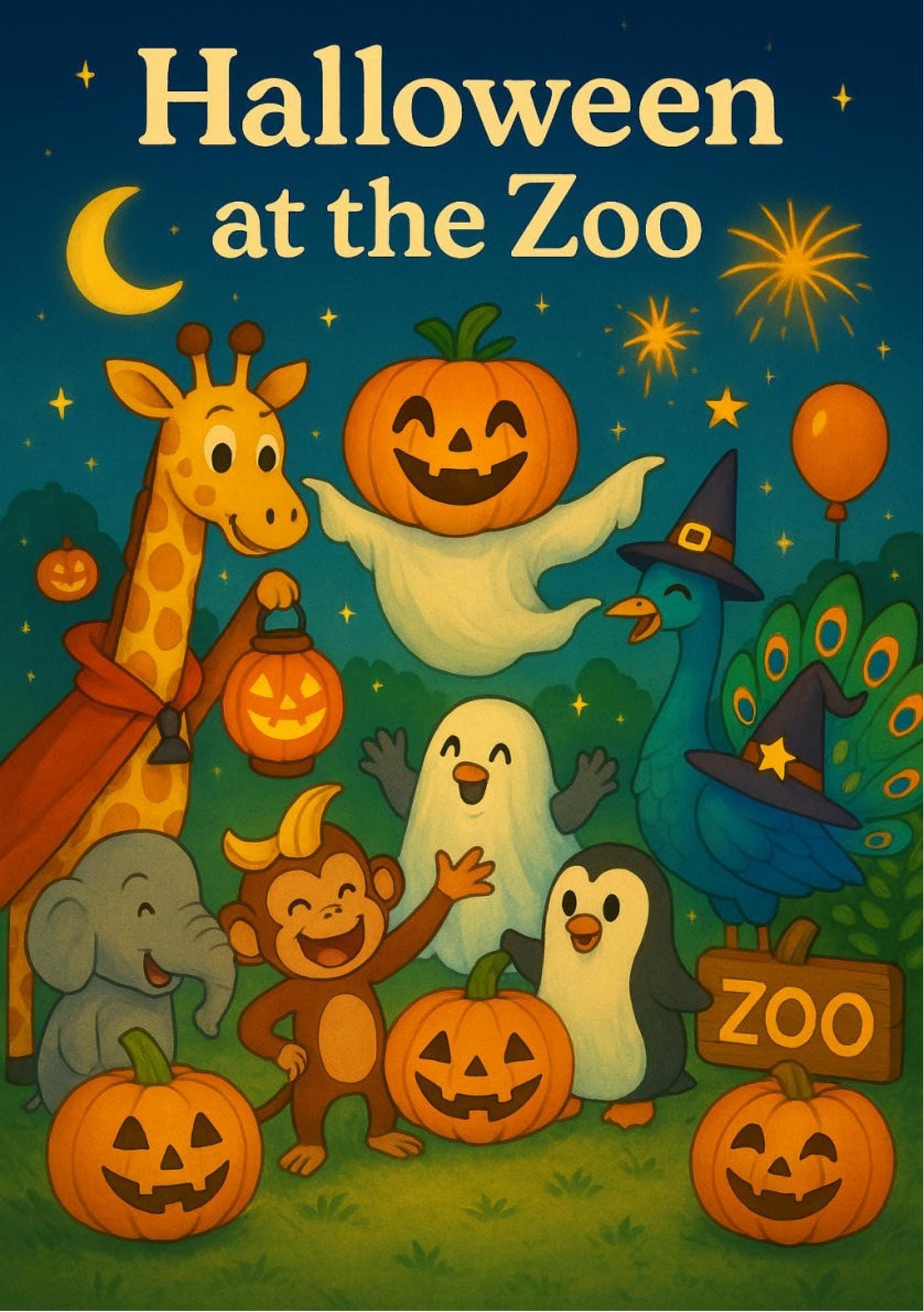 Spooky Cute Halloween Storybook, Kids Ebook | Printable PDF, Magical ...