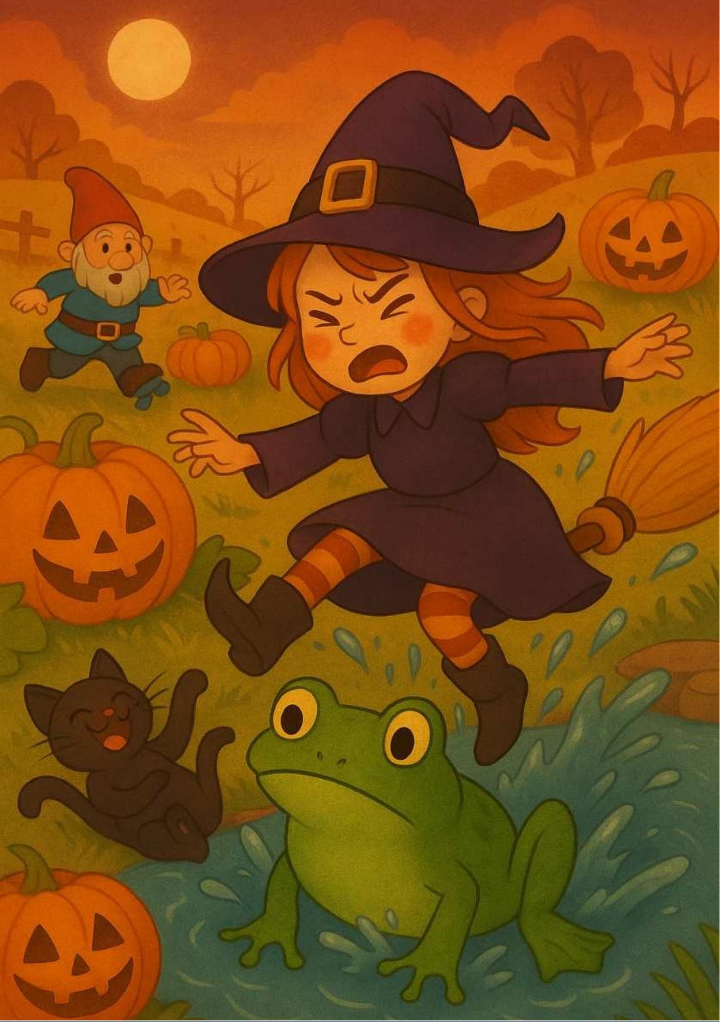 Spooky Cute Halloween Storybook, Kids Ebook | Printable PDF, Magical ...