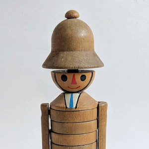 wooden policeman