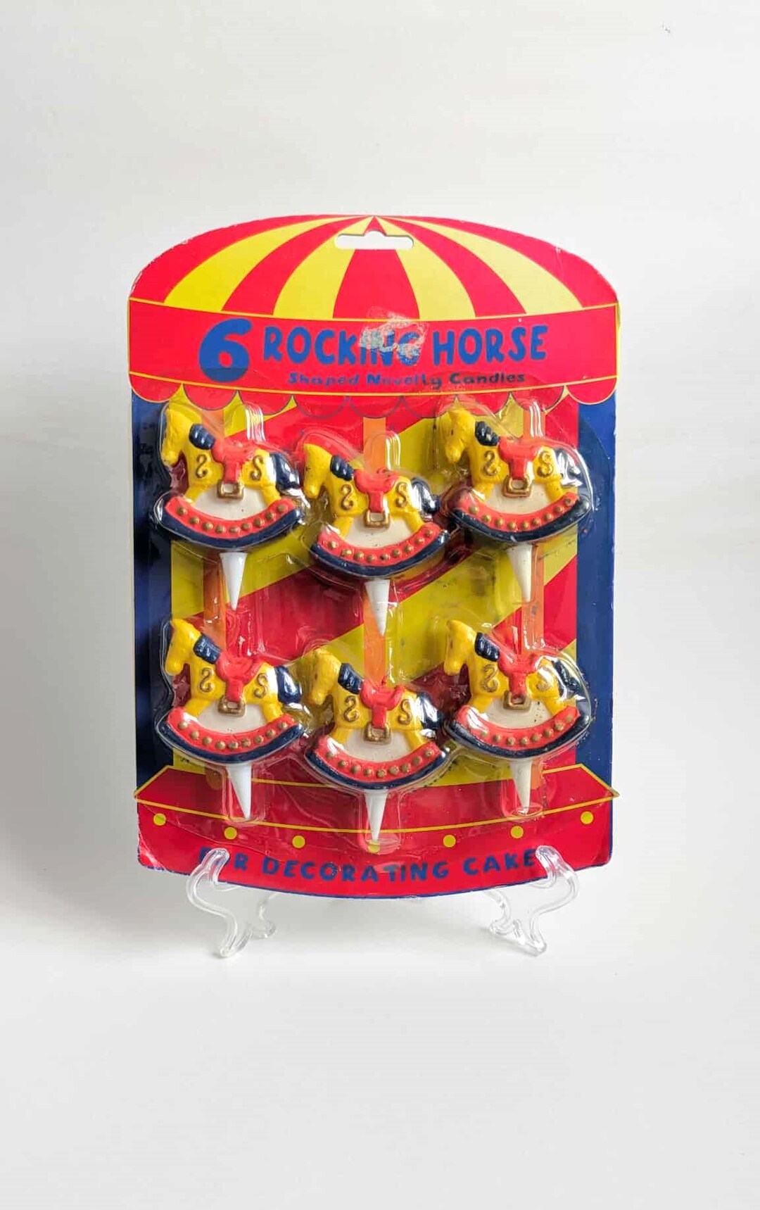 Vintage 1997 Rocking Horse Shaped Cake Candles - Unopened in Pack! - Etsy