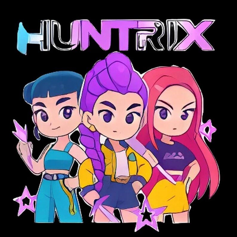Huntrix Kpop Demon Hunters PNG ,saja Boy Png, Hun-trix Png, Girl Dinner ...