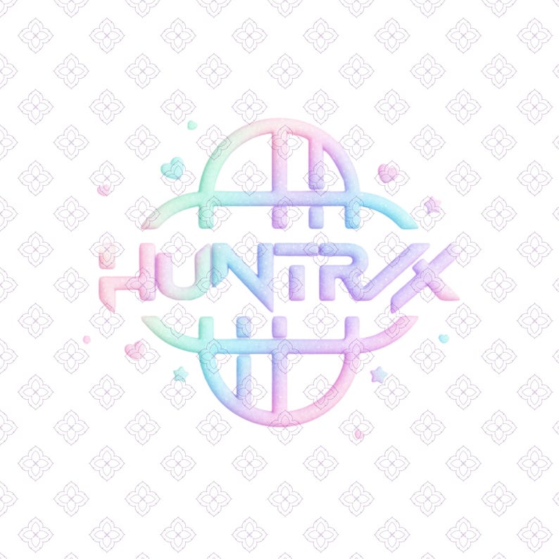 Kpop Logo Bundle PNG SVG, Huntrix Demon Hunters Logo Files, Band Logo ...