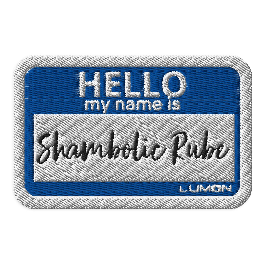 Severance Embroidered Patch: "shambolic Rube" Name Tag - Etsy