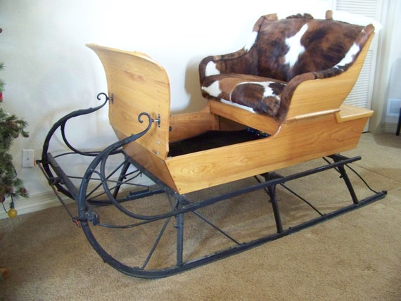 Antique sleigh chair store