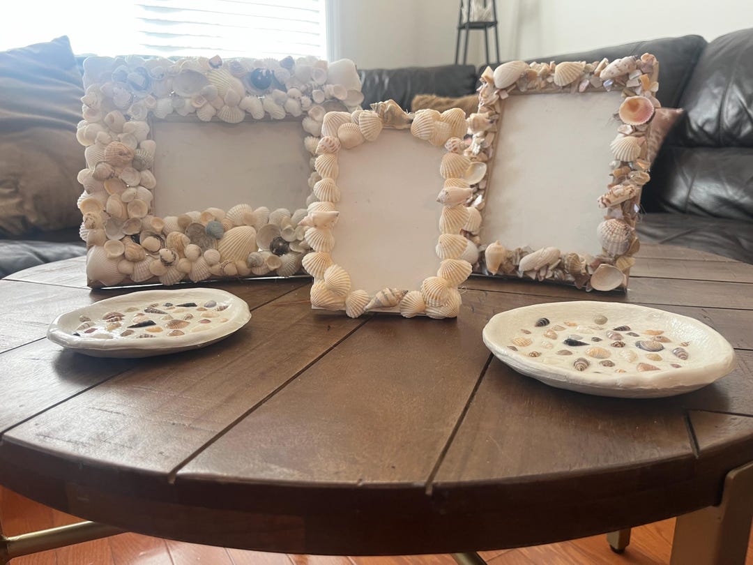 Seashell Ornamented Frames - Etsy