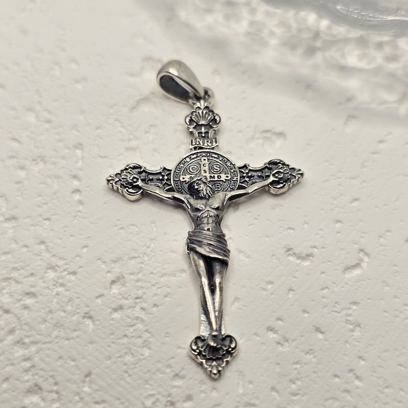 Religious Medal 925 Silver - Etsy UK