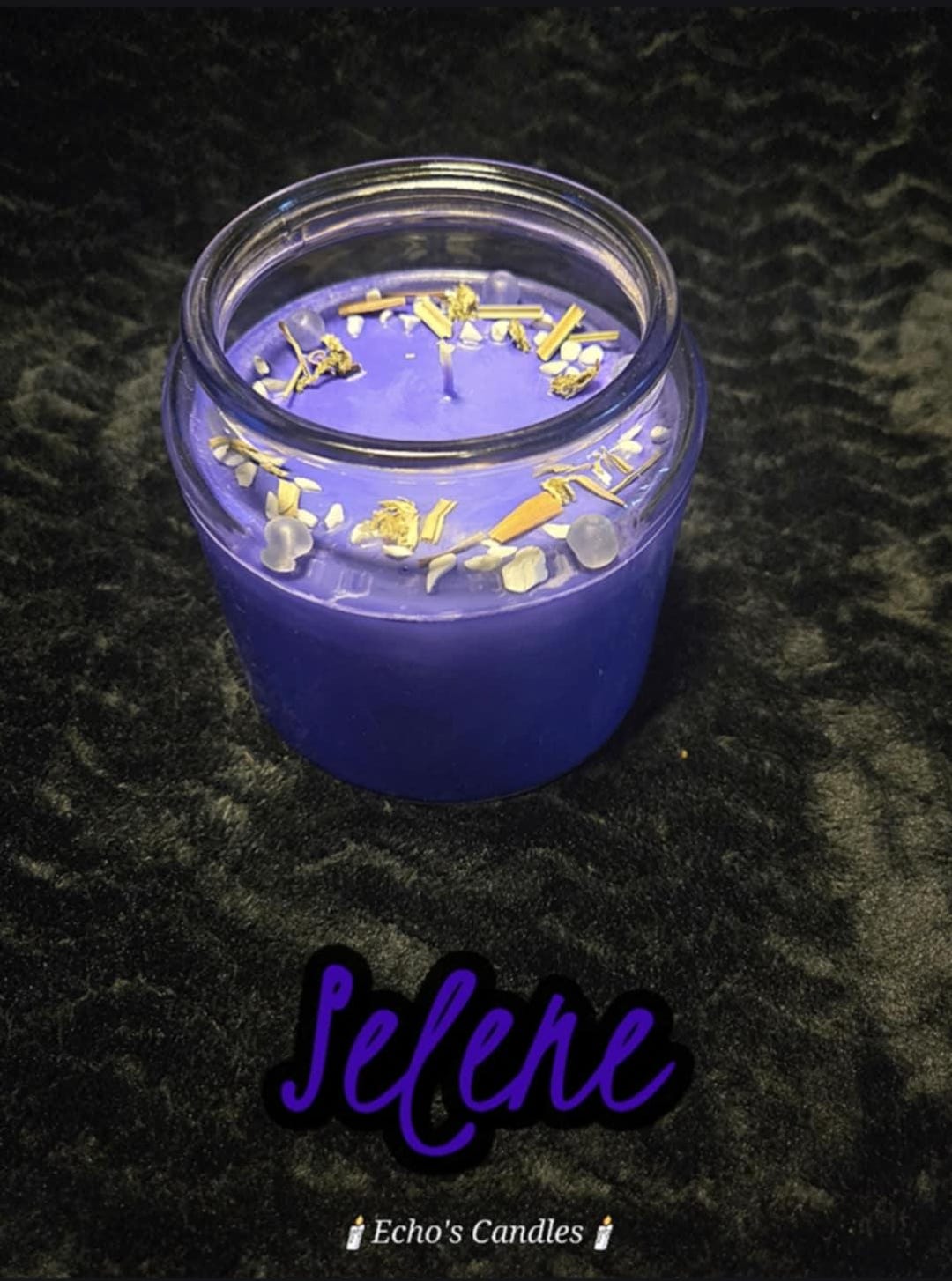 Lavender Scented Candle: Moonstone, Howlite, Mugwort & Lemongrass - Etsy