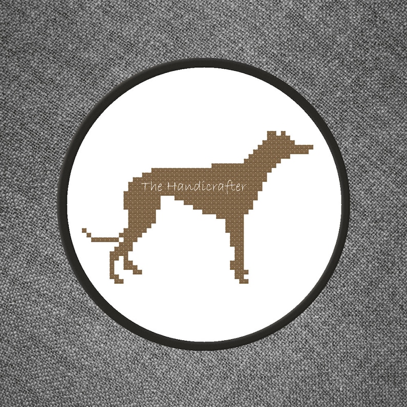 Greyhound Cross Stitch Pattern - Etsy UK