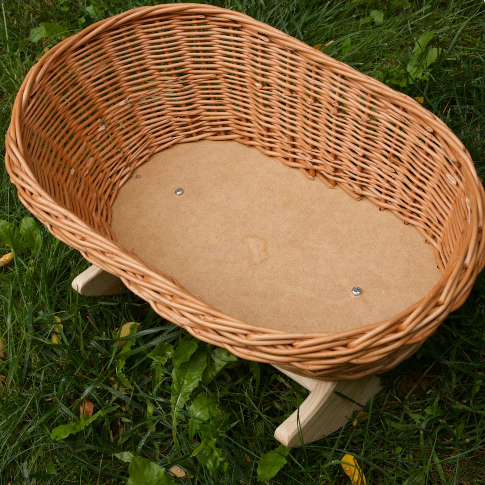 Wicker Baby Bassinet, Handmade Baby Cradle, Natural Wicker Cradle ...