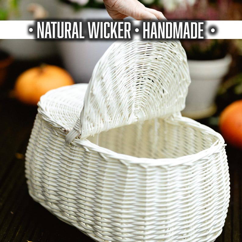 Wicker Mushroom Forage Basket, Willow Mushroom Basket, Woven Mushroom ...