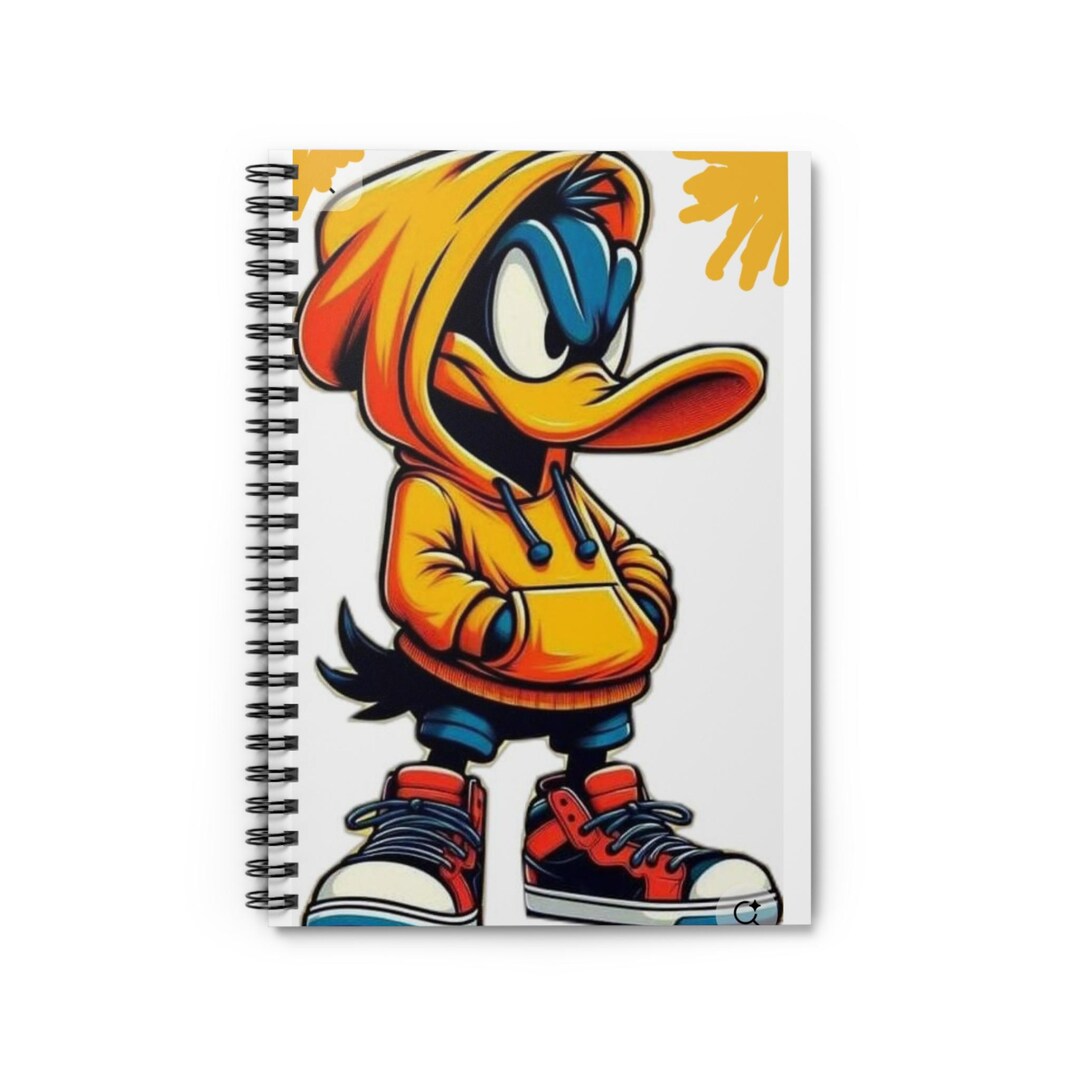 Urban Style Spiral Notebook - Graffiti Character, Sketchbook, Journal ...