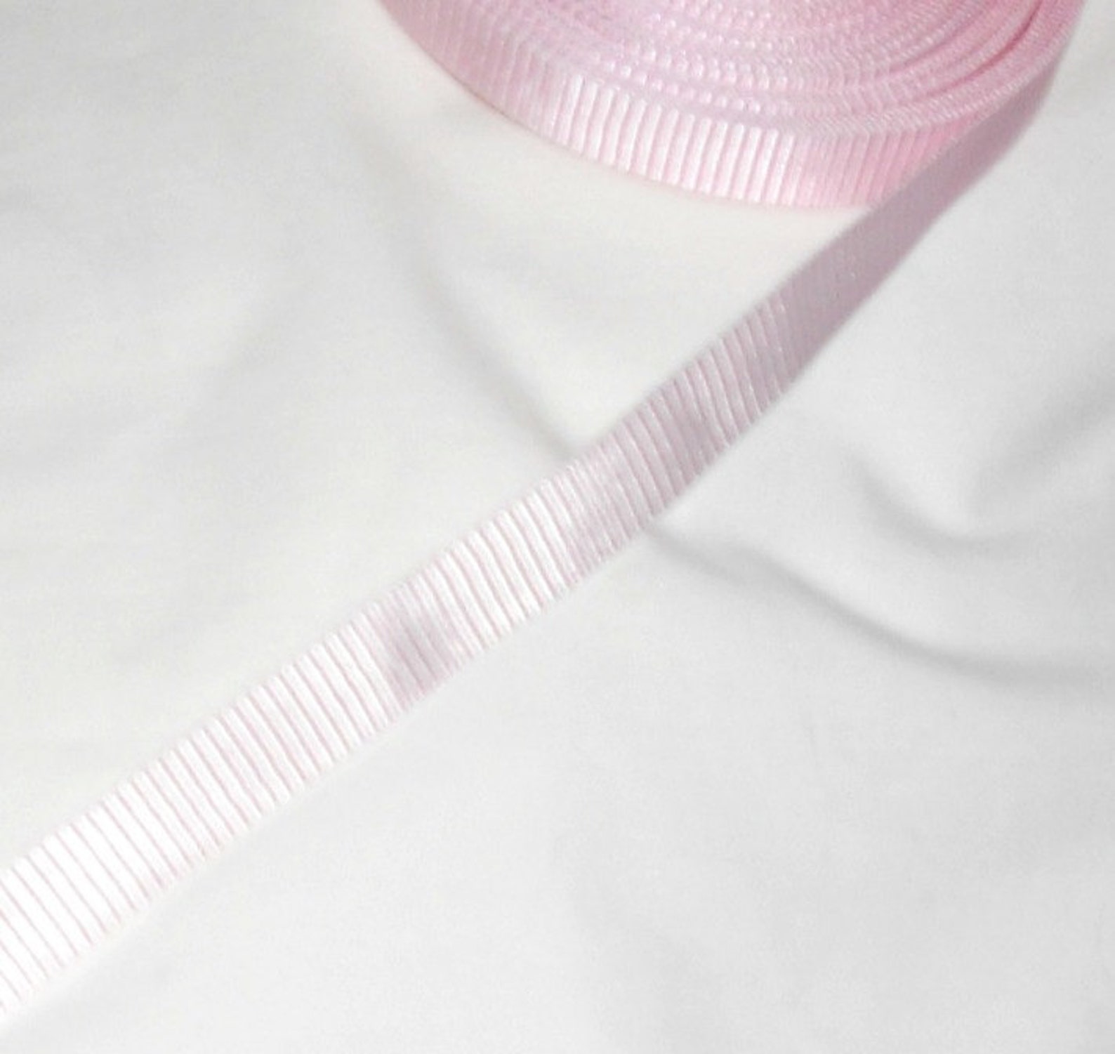 Light Pink Grosgrain Ribbon...3/8 X 7 Yards - Etsy