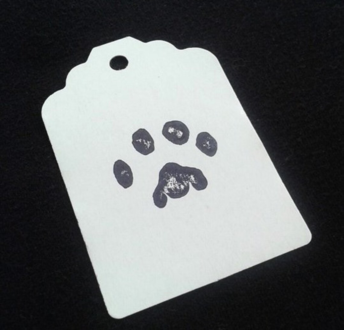 Paw Print Tags / Dog / Cat / Dog Gift / Cat Gift / Gift Tag - Etsy