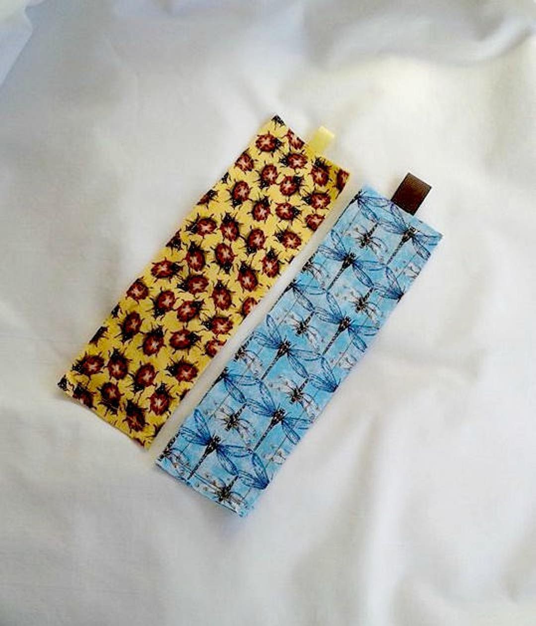 Bugs Bookmark / Fabric Bookmark / Dragonfly / Ladybug / Bookmark - Etsy