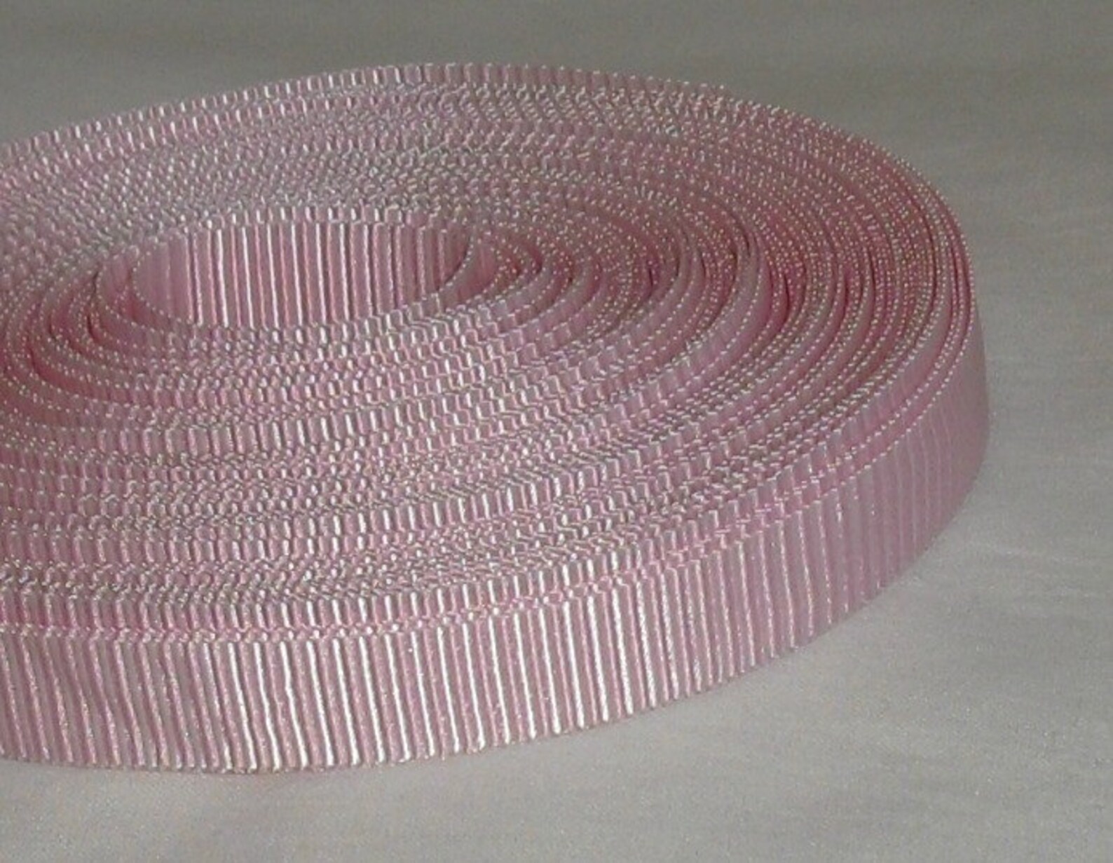 Light Pink Grosgrain Ribbon...3/8 X 7 Yards - Etsy